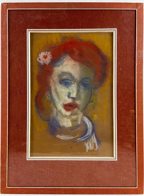 Dame Portrait Pastellgemälde (Gebraucht) in Neuhausen am Rheinfall für CHF 25 – mit Lieferung ...