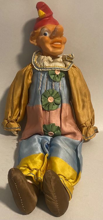 60. er. Jahre Casper Clown Puppe (Gebraucht) in Root für CHF 19 – mit Lieferung auf Ricardo kaufen