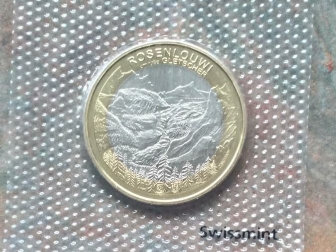 10 FR. Münze Rosenlaui - Gletscher 2023 (Neu und originalverpackt) in Goldach für CHF 15 – mit ...