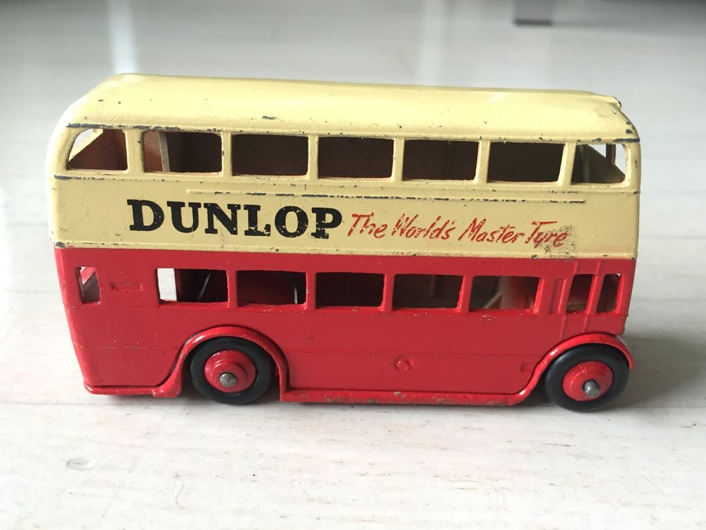 Dinky Toys No 29c AEC Leyland Doppelstock Bus "DUNLOP" (Gebraucht) in ...