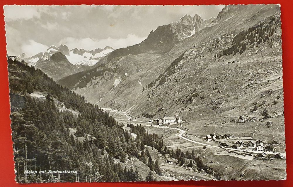 Meien mit Sustenstrasse, mit Aushilfsstempel (Gebraucht) in Kreuzlingen ...