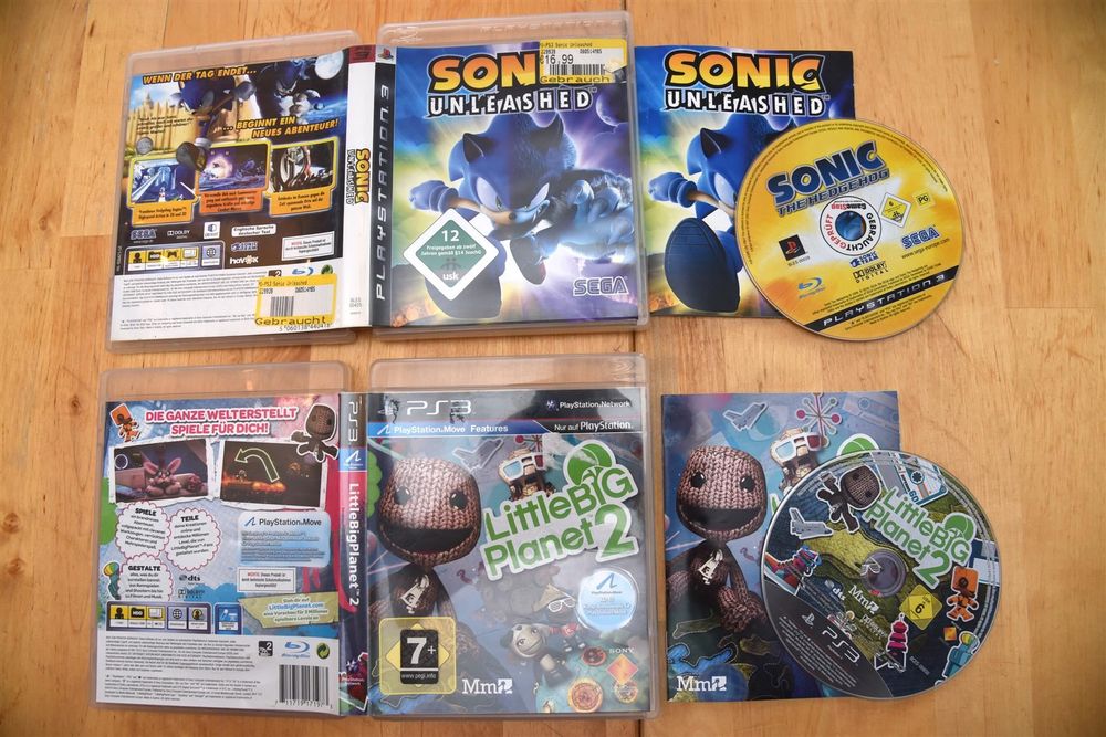 Sonic Unleashed + Little Big Planet 2 | Kaufen auf Ricardo