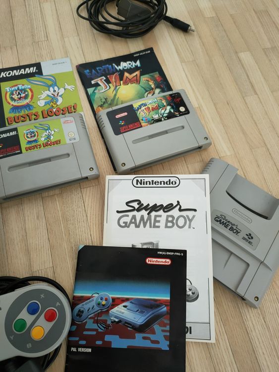 RAR* SUPER NINTENDO KONSOLUT mit vielen Games | Kaufen auf Ricardo