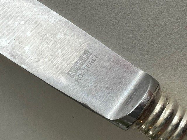 Antikes Silberbesteck-Set 6-teilig, Auerhahn | Kaufen auf Ricardo