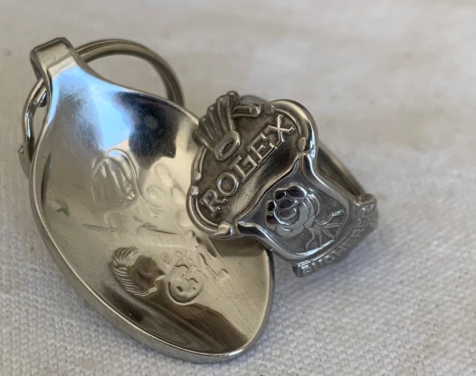 Finger-Ring aus Rolex Löffel | Kaufen auf Ricardo