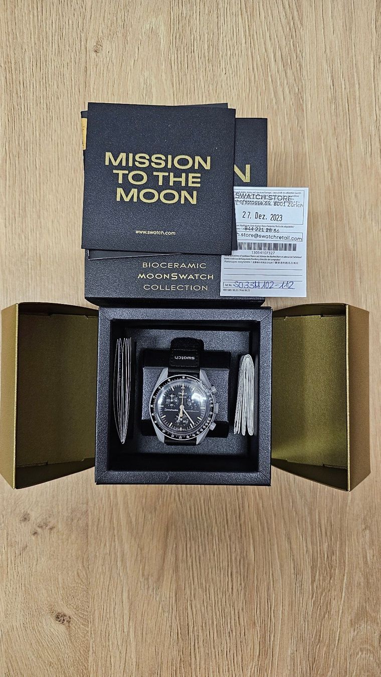 Omega x Swatch Moonswatch "Mission to the Moon" NEU Limited (Neu und ...