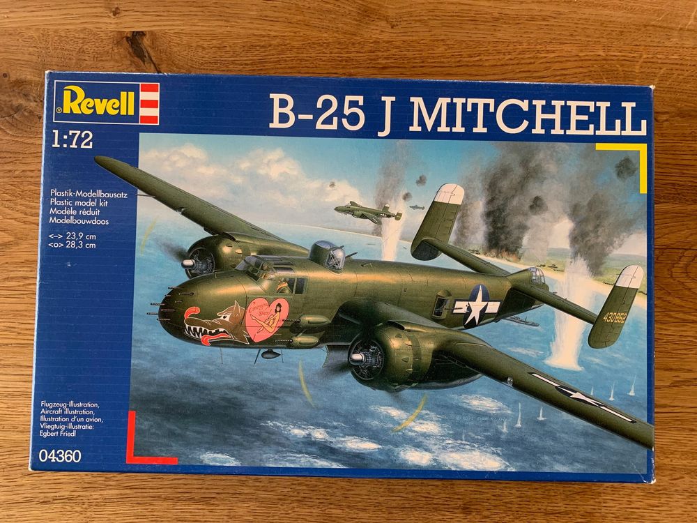 Selten: Revell B-25J Mitchell Masstab 1/72 | Kaufen auf Ricardo