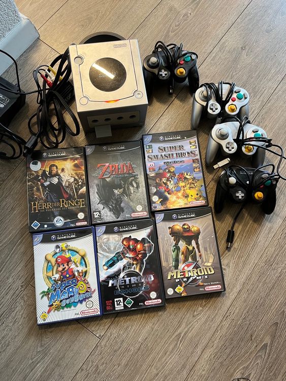 Nintendo Gamecube inkl. 4 Controller, 6 Spiele | Kaufen auf Ricardo