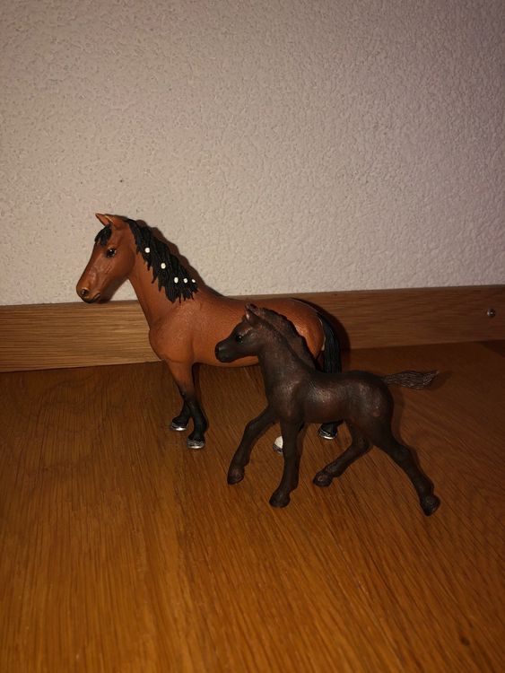 Schleich Stute mit Fohlen | Kaufen auf Ricardo