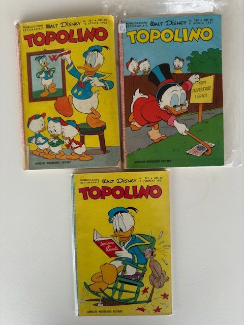 3 TOPOLINI NUMERI BASSI 1961 BUONI OTTIMI (Gebraucht) in Davesco ...