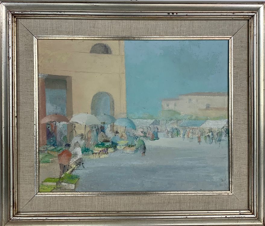 Gemälde Marktszene Unleserlich Signiert (Gebraucht) in Root für CHF 10 – mit Lieferung auf ...