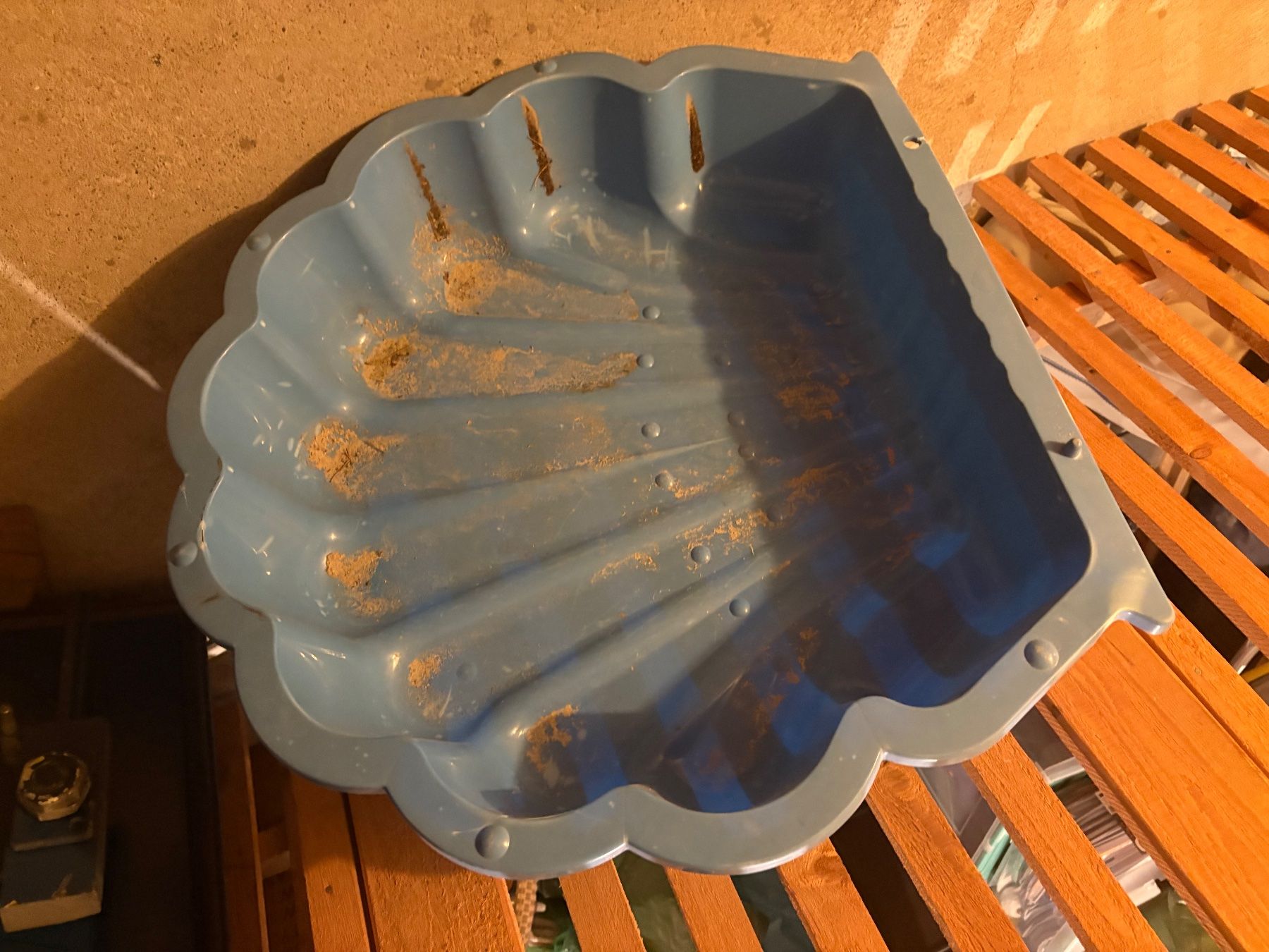 🐚 Sandkasten MUSCHEL – ideal für Garten & Balkon – Kinder l (Gebraucht ...