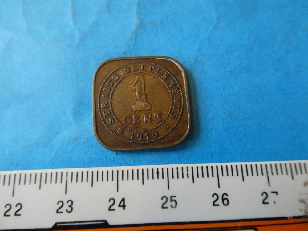 Straits Settlement 1919, 1 Cent | Kaufen auf Ricardo