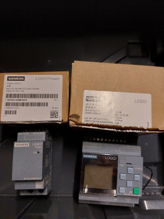 Automate programmable LOGO Siemens+ logiciel programmation (Neuf (Voir ...