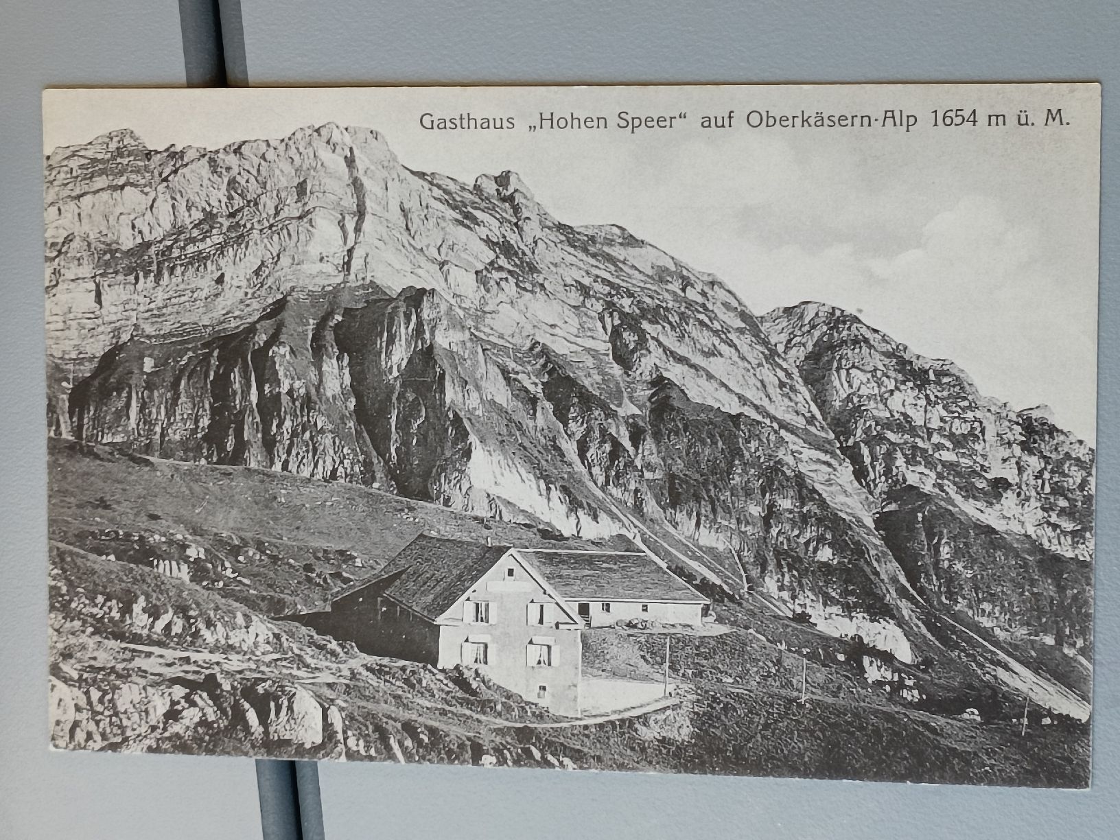Alte PK / Gasthaus Hohen Speer auf Oberkäsern Alp von 1919 (Gebraucht ...