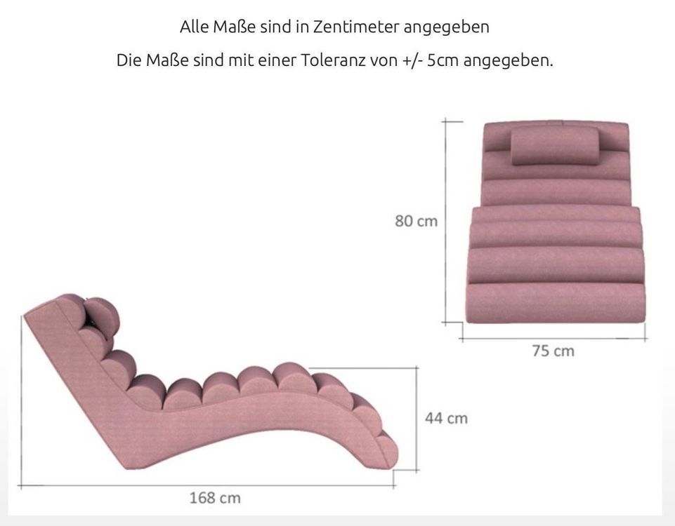 Relaxliege Liege Sessel Longchair, Kunstleder weiss | Kaufen auf Ricardo