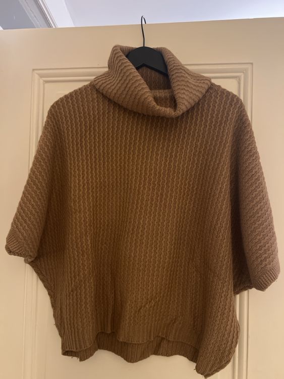 Massimo Dutti – Pull col roulé camel (taille S oversize) (D'occasion) à ...