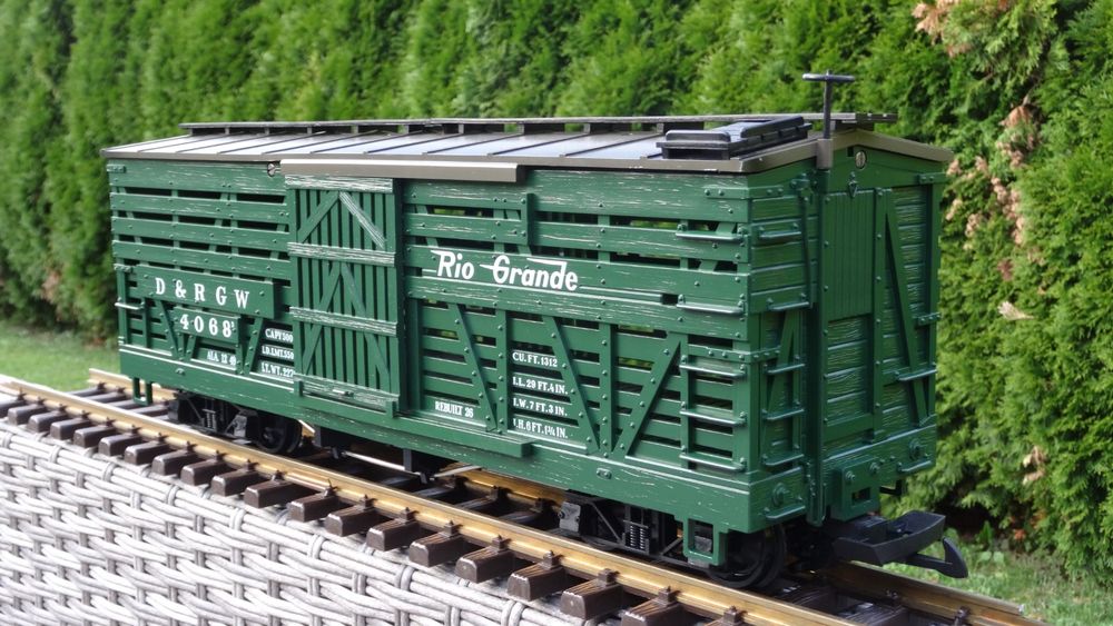 LGB 4068, USA, Güterwagen grün, Rio Grande, D & RGW, (Neu (gemäss ...