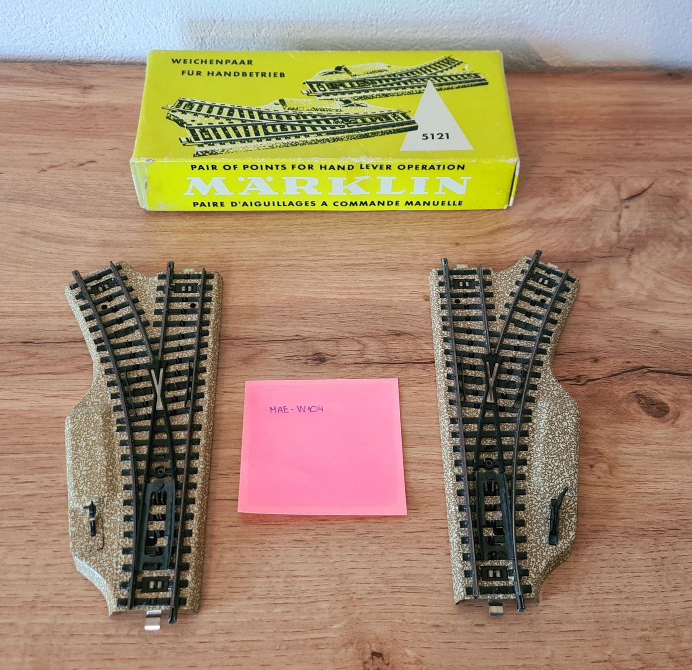 Märklin H0, Weichenpaar 5121 (MAE-W104) (Gebraucht) in Ruswil für CHF ...