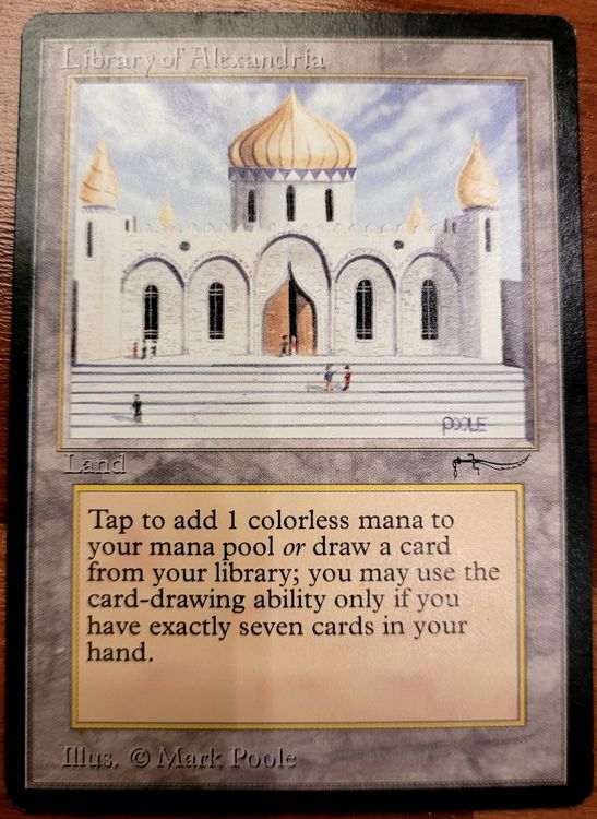 Magic: the Gathering - Library of Alexandria, Arabian Nights (Gebraucht ...