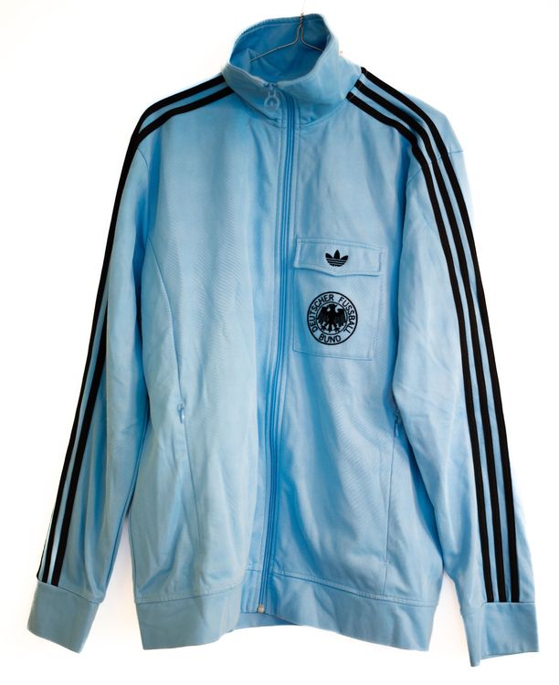 Adidas DFB Deutschland 1974 Retro Jacke hellblau XL (00101) (Gebraucht ...