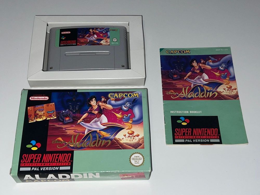 Super Nintendo (SNES) Spiel - Disney's Aladdin (OVP) (Gebraucht) in ...