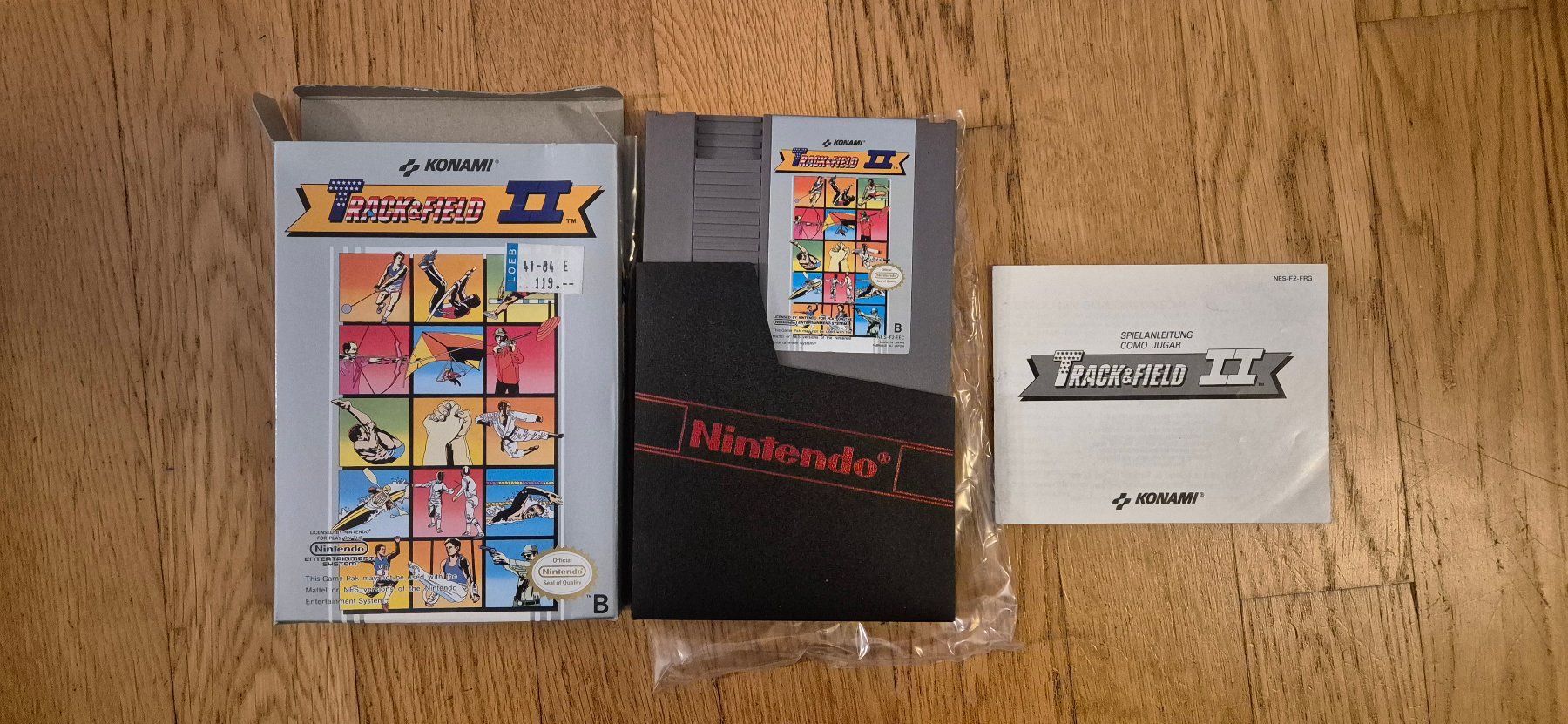 Nintendo NES: Track & Field II - Top Zustand mit OVP! (Gebraucht) in ...