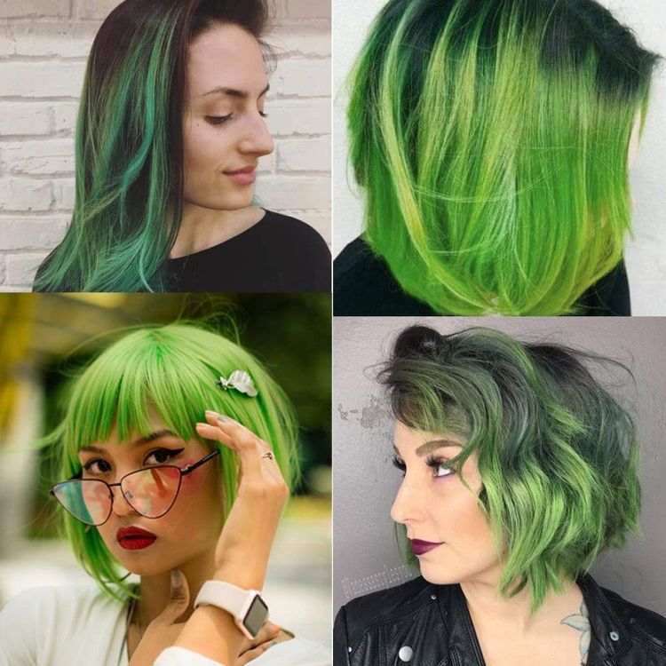 Grün Temporäre Haarfarbe 120g Wachs Styling Bart Haar (Neu und ...