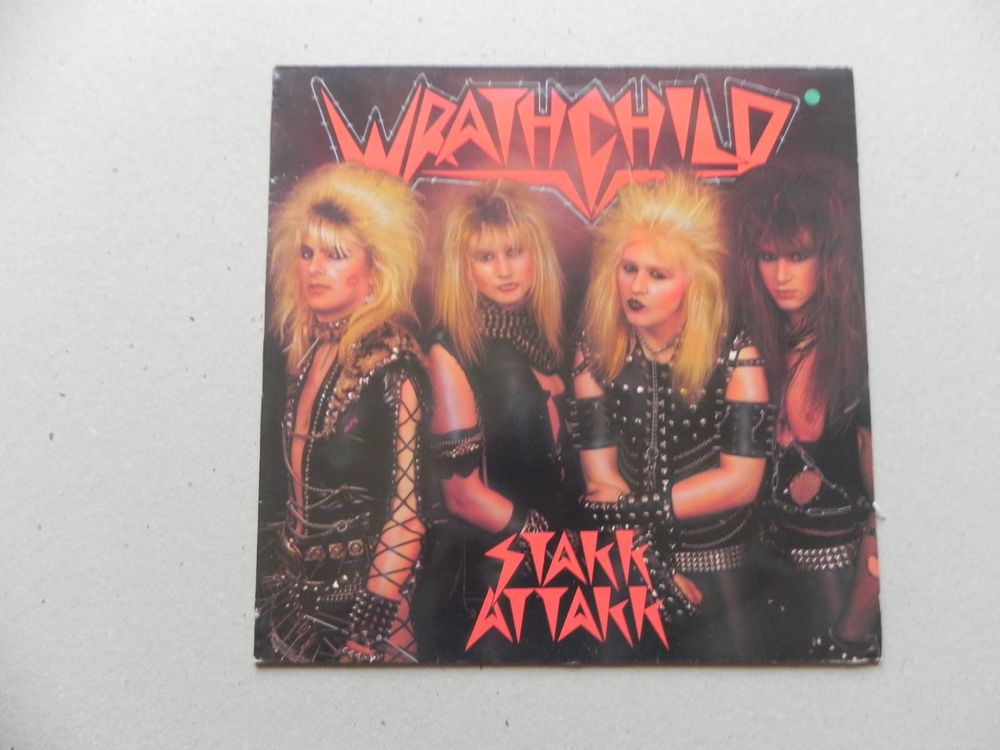 LP brit. Thrash Glam MetalBand Wrathchild 1984 Stakk Attakk (Gebraucht ...