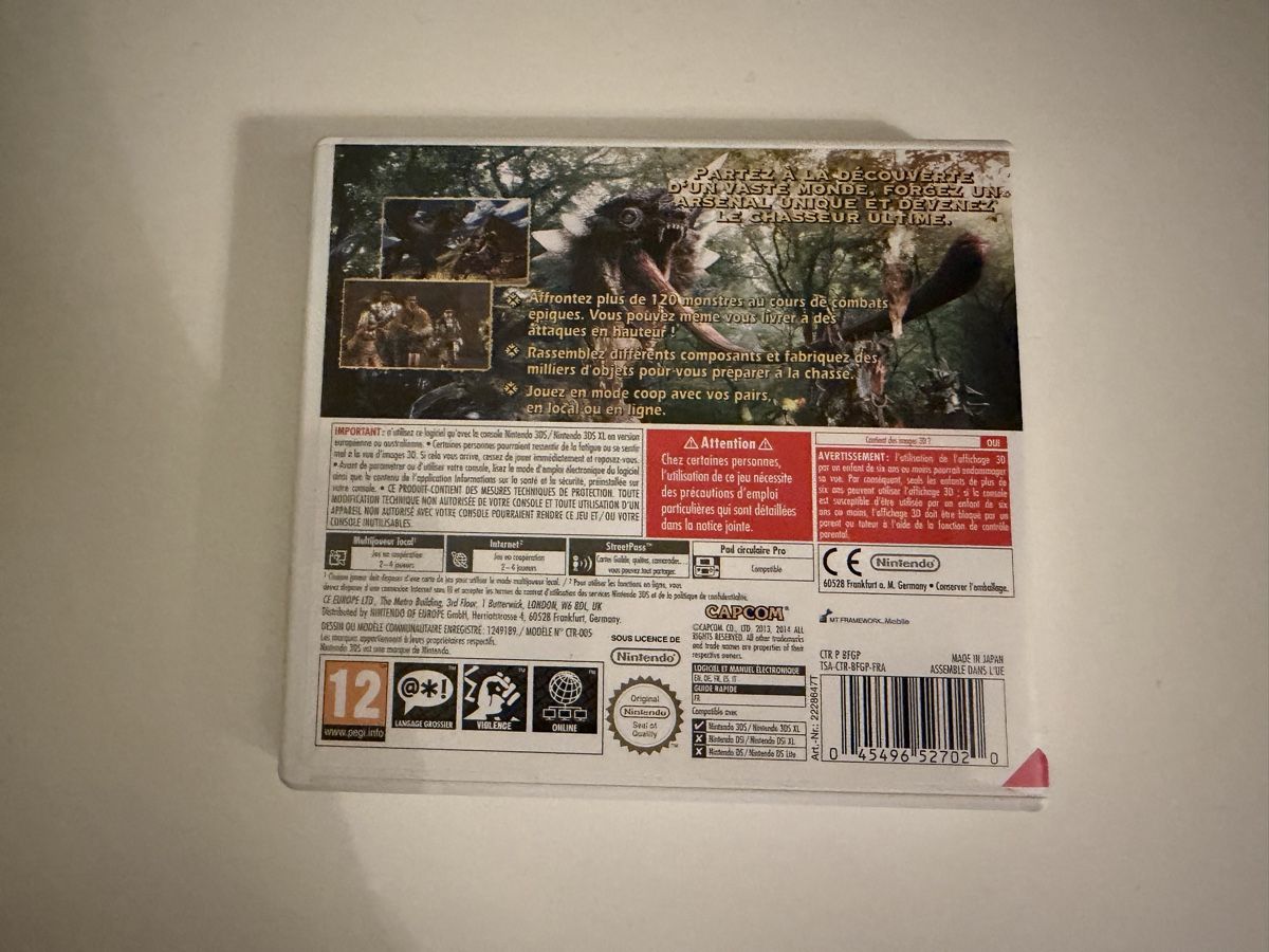 Monster Hunter 4 Ultimate 3DS (D'occasion) à Morges pour CHF 20 – avec ...