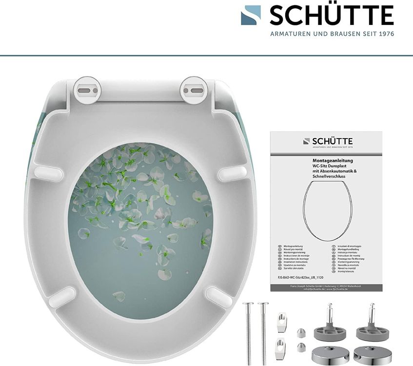 Design WC-Sitz mit Absenkautomatik und Schnellentriegelung (Neu (gemäss Beschreibung)) in ...