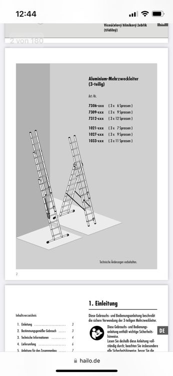 Leiter MasterStep 7312 Hailo (Gebraucht) in Zürich für CHF 107 – nur Abholung auf Ricardo kaufen