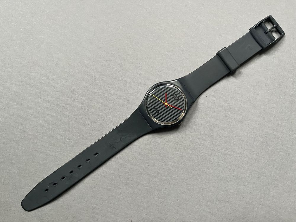 Swatch Gent Pinstripe GA102 1985 7-Loch-Band (Gebraucht) in Zürich für ...