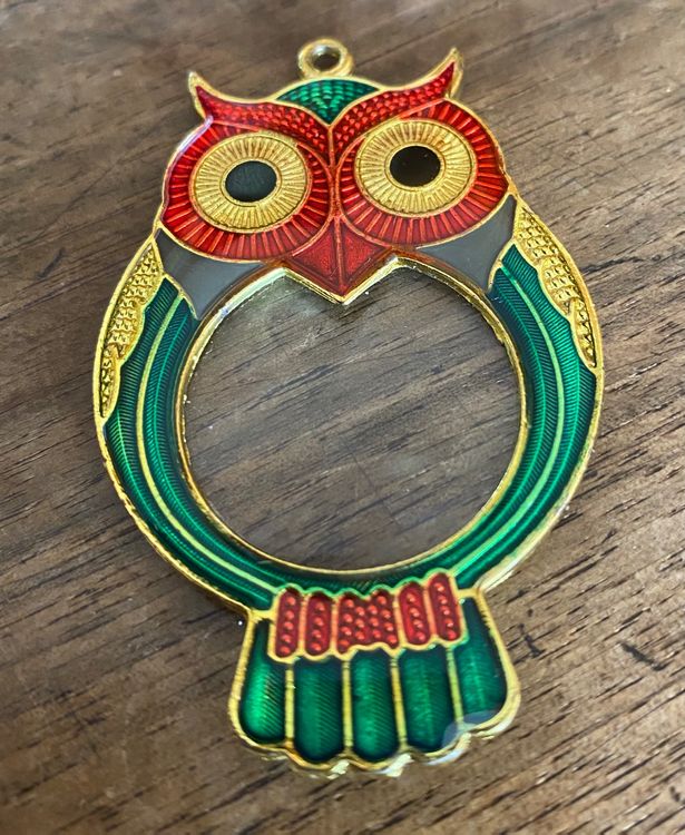 Lupe Anhänger Eule mit 6.5x4cm (Gebraucht) in Grabs für CHF 14 – mit ...
