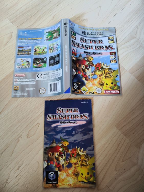 Nintendo Gamecube CD Hüllencover und Anleitung Smash Bros | Kaufen auf ...