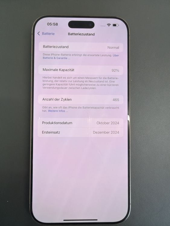 Neues iPhone 16 Pro Max, 512GB, Desert Titanium, Occasion (Gebraucht ...