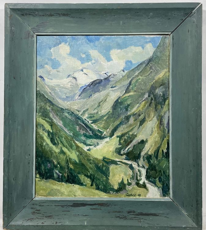 Theo Gerber (1928-1997) grosses Gemälde | Kaufen auf Ricardo