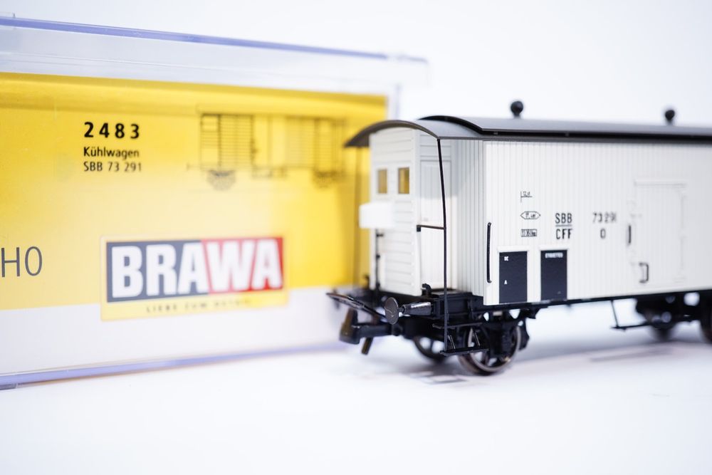8å Brawa 2483 SBB Güterwagen K2 weiss | Kaufen auf Ricardo