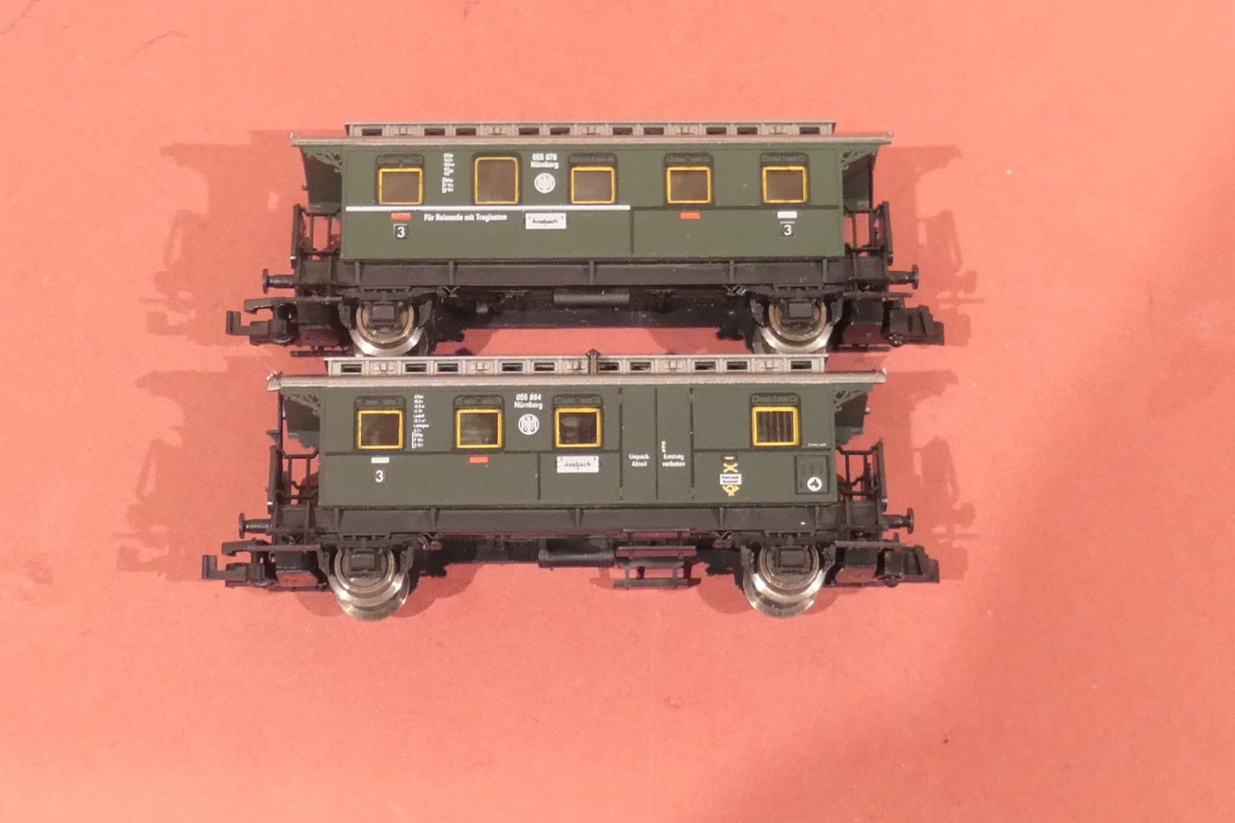 2er Set Fleischmann Personenwagen der DRG, OVP, top (Gebraucht) in ...