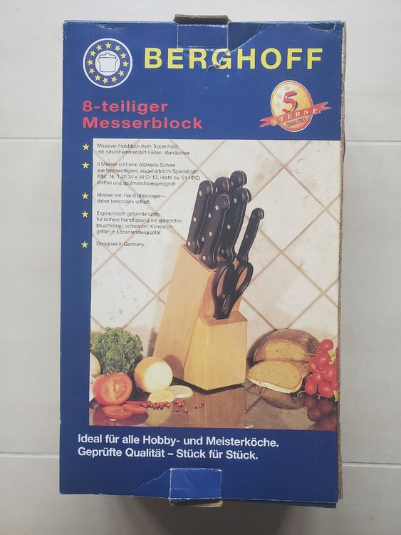 Messerblock 8 - teilig von Berghoff | Kaufen auf Ricardo