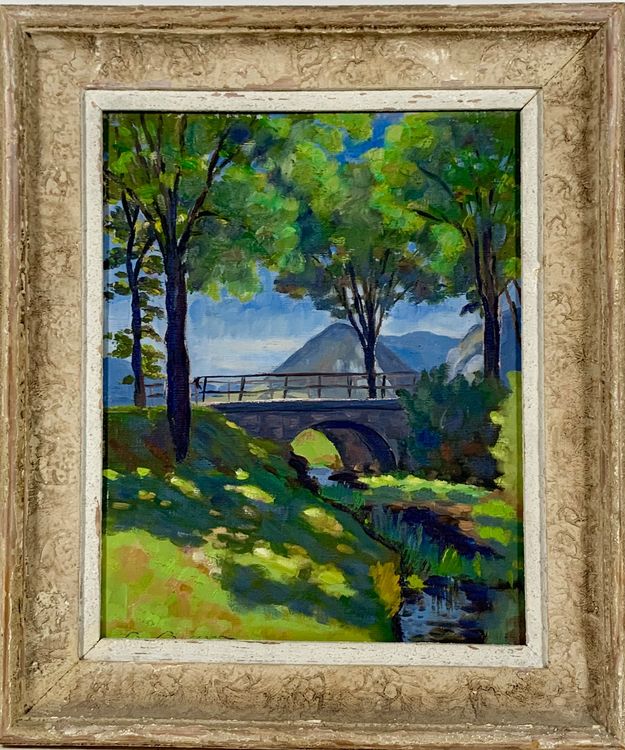 René Besson (1904-?) Landschaft Gemälde | Kaufen auf Ricardo