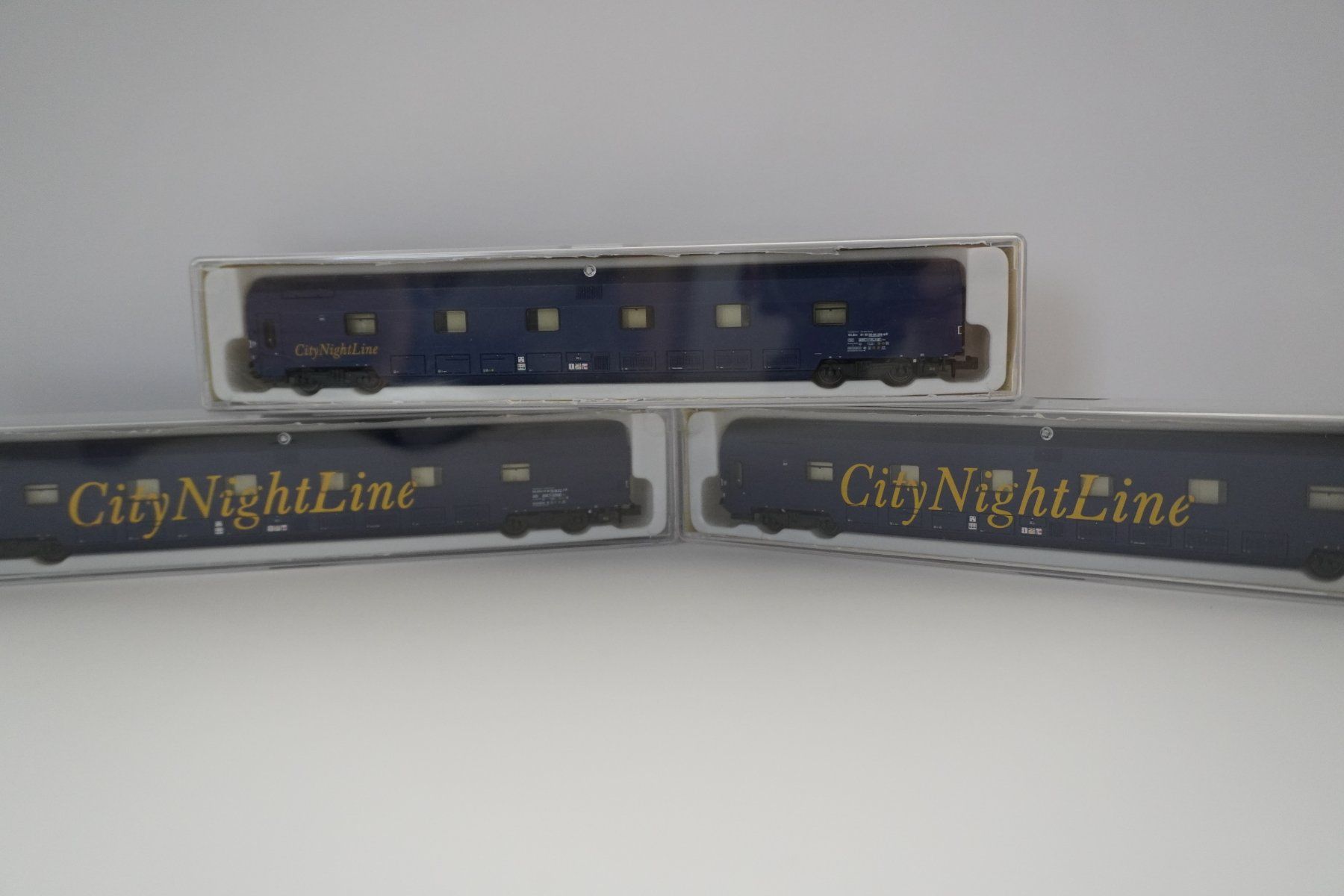 3 Stück L.S. Models CityNightLine WLABm Liegewagen Spur N (Gebraucht ...