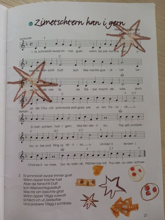 Notenheft "Zimetstern han i gern" Andrew Bond (Gebraucht) in Rorbas für CHF 12 – mit Lieferung ...