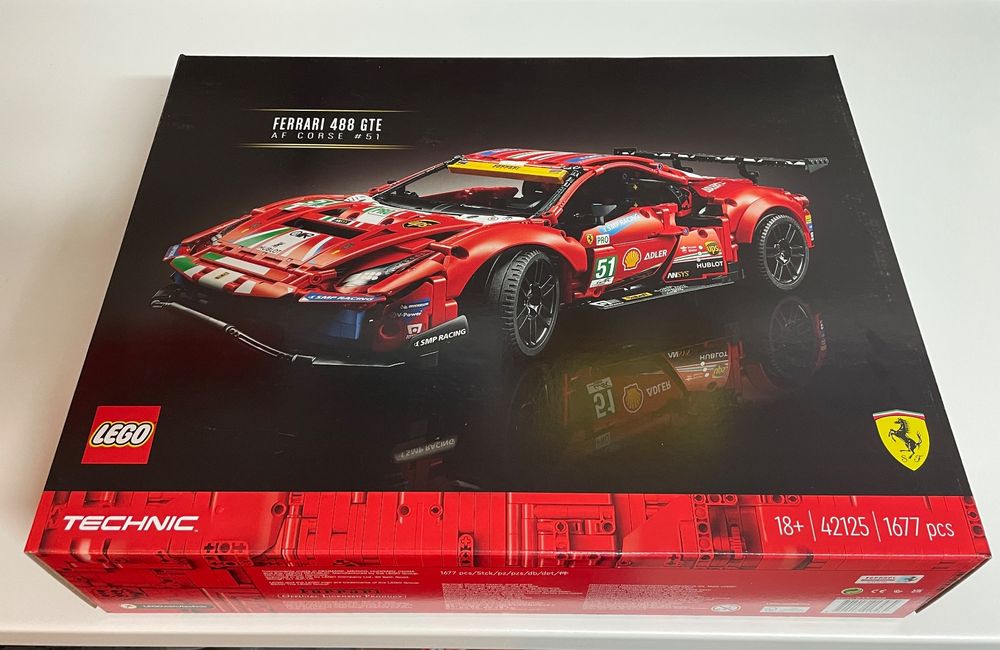 Lego Technic 42125 - Ferrari 488 GTE NIB (Neu und originalverpackt) in ...