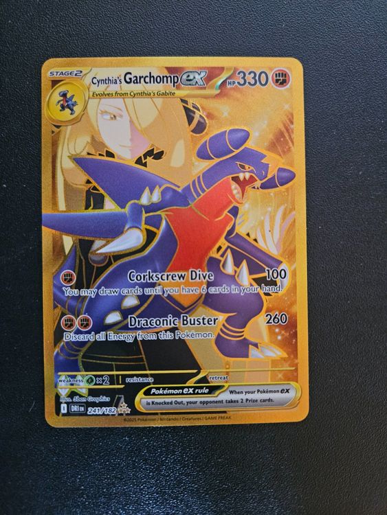 Cynthia's Garchomp EX, Gold, Mint ab 1 chf! (Gebraucht) in männedorf ...