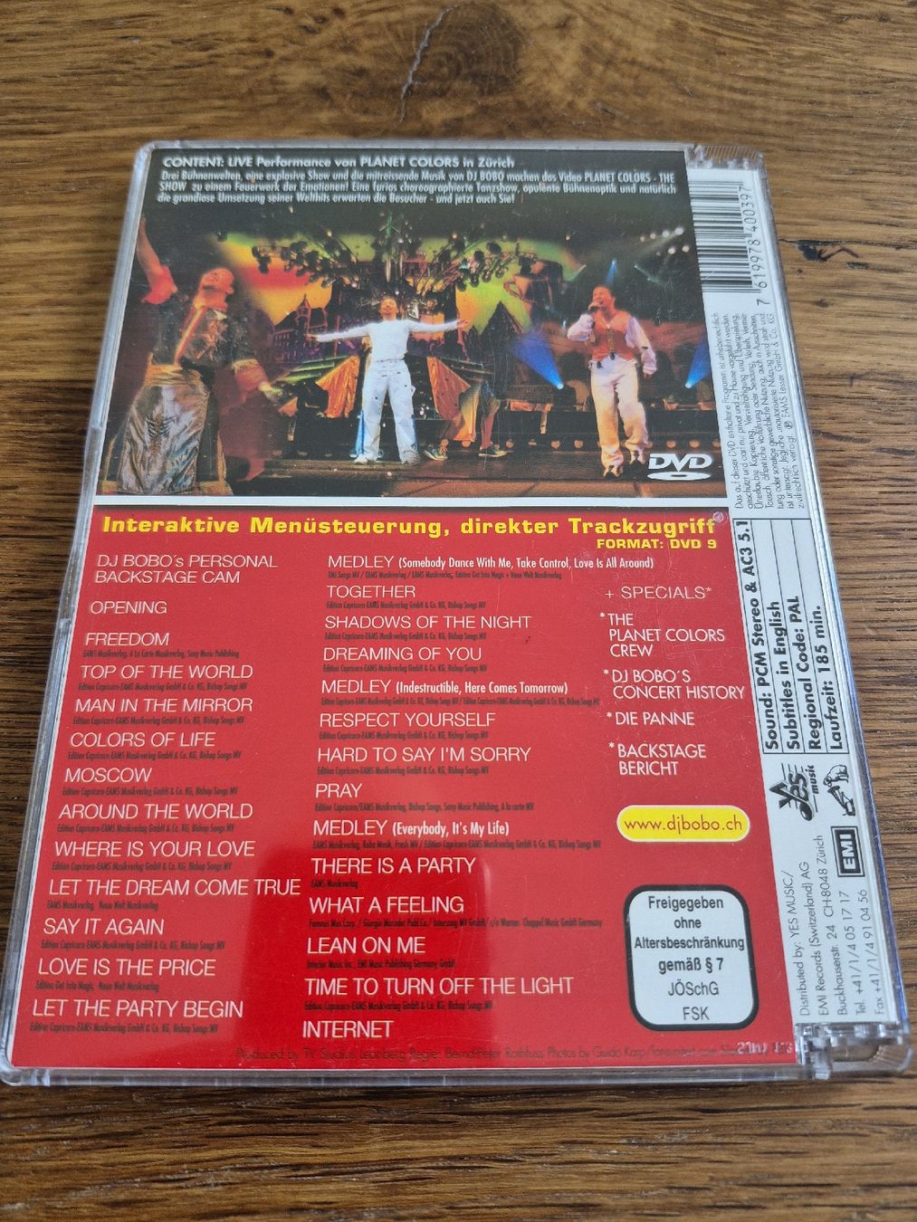 Dj Bobo - Planet Color - The Show (DVD) Neuwertig (Gebraucht) in ...