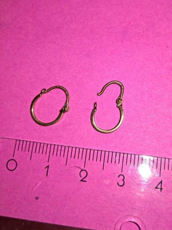 Ohrringe 18 Karat Gold, 750 | Kaufen auf Ricardo