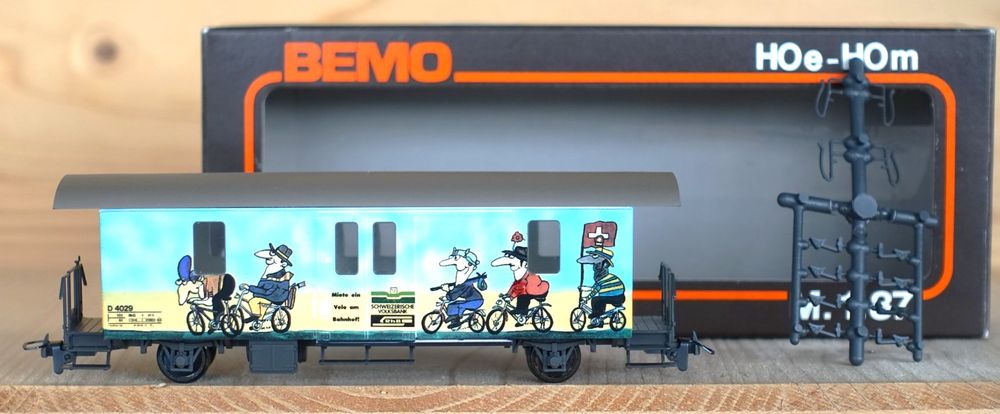RhB Velowagen D2 4029. Bemo Art. 3264 182. (Gebraucht) in Horw für CHF ...