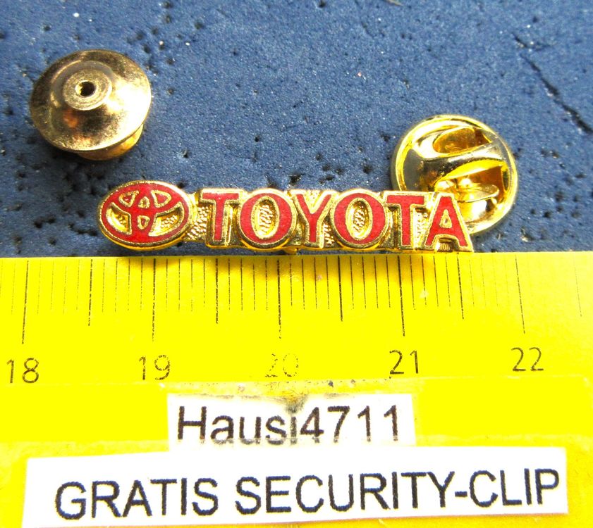 TOYOTA NIPPON AUTO LOGO SCHMUCK-PIN ENAMEL TOP-QUALITÄT 30mm (Gebraucht ...