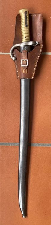 Originales franz. Degen-Bajonett mit Stahlscheide und Frosch (Gebraucht ...